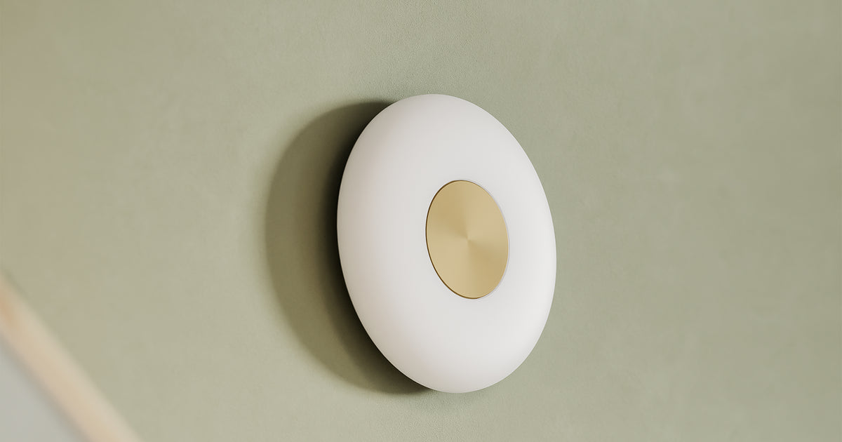Glint glass opal wall lamp – Northern